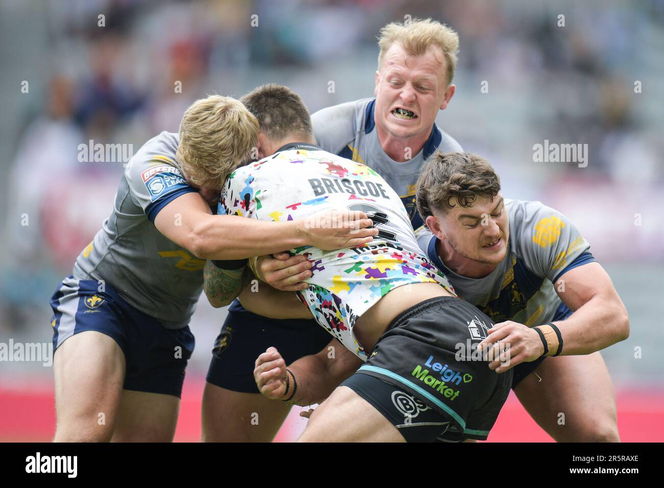 Newcastle, England - 4th June 2023 - Wakefield Trinity's Harry Bowes ...