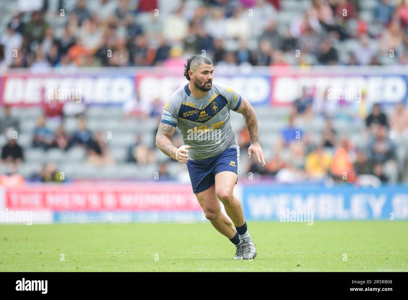 Newcastle, England - 4th June 2023 - Wakefield Trinity's David Fifita ...