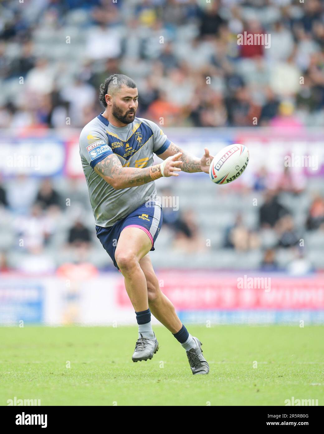 Newcastle, England - 4th June 2023 - Wakefield Trinity's David Fifita ...