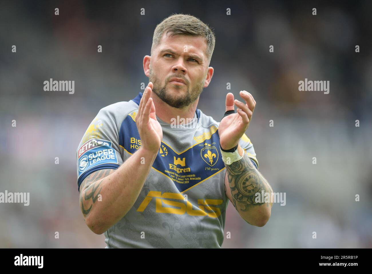 Newcastle, England - 4th June 2023 - Wakefield Trinity's Liam Hood ...