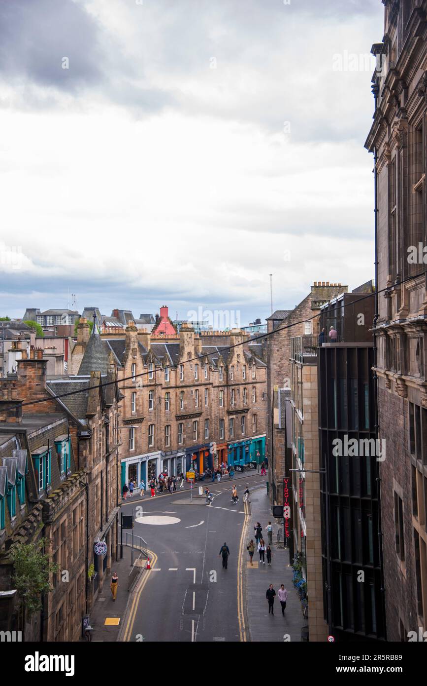 Scottish street bunting hi-res stock photography and images - Alamy