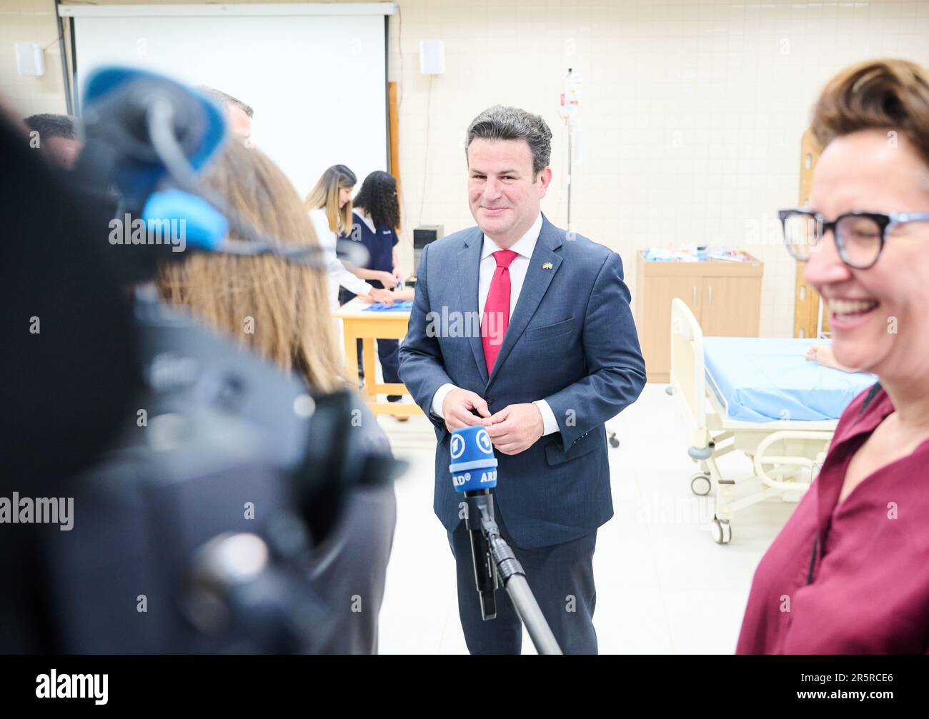 Brasilia, Brazil. 05th June, 2023. Hubertus Heil (SPD), Federal ...
