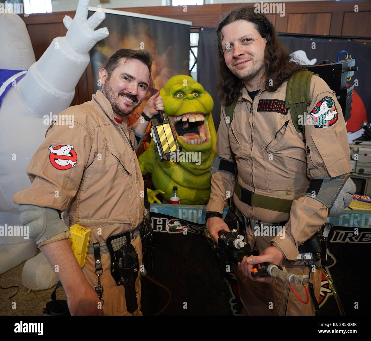 Alan Coates (left) and Paul O'Callahan from Ghostbusters Ireland taking ...