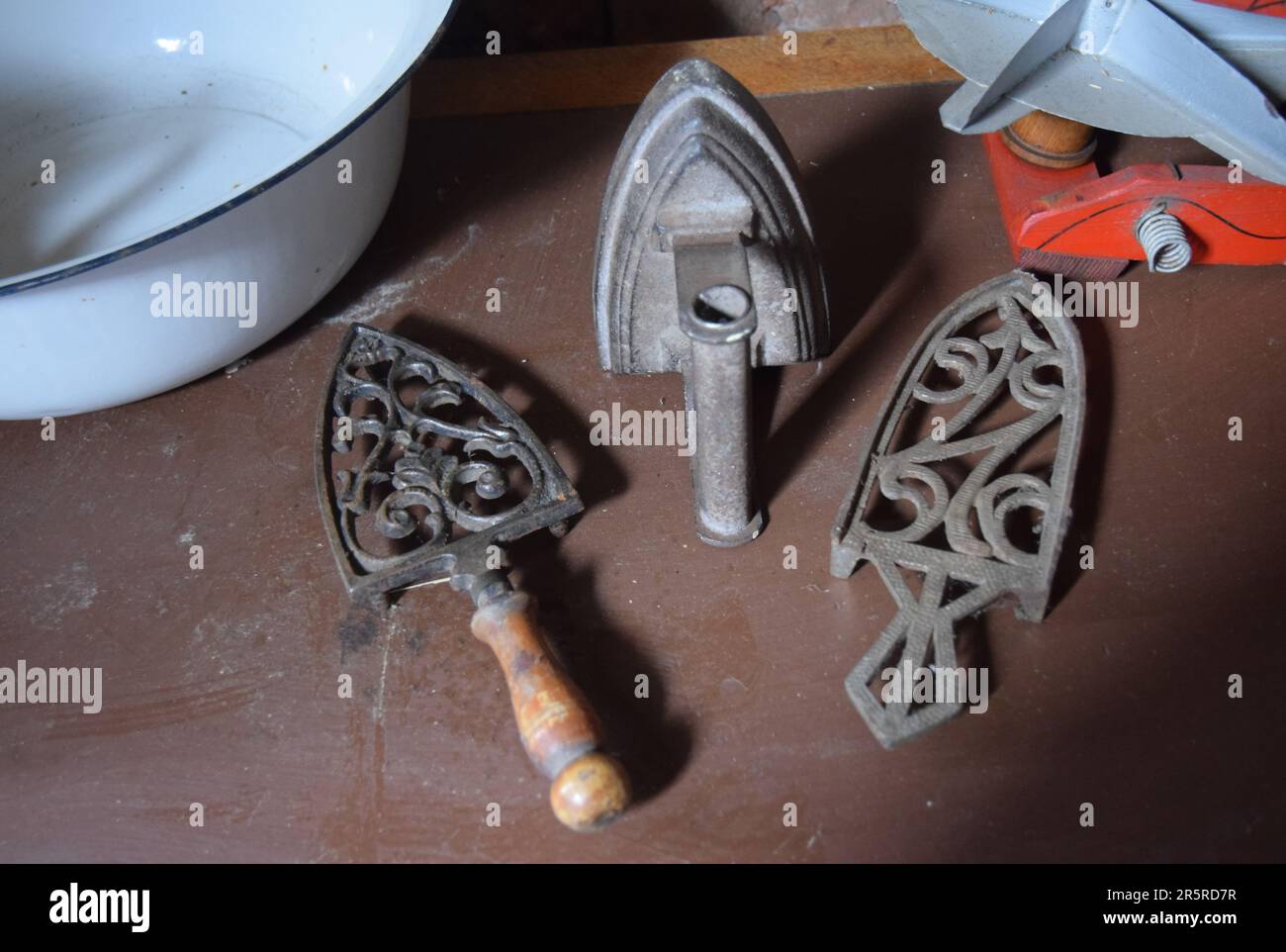 Antique iron tools hi-res stock photography and images - Alamy