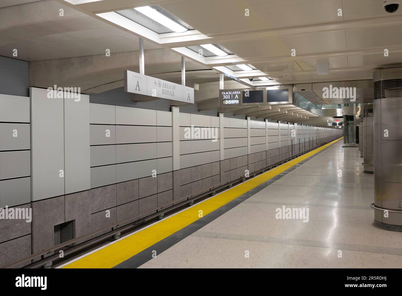 June 4, 2023, New York, New York, United States: A new LIRR platform at ...