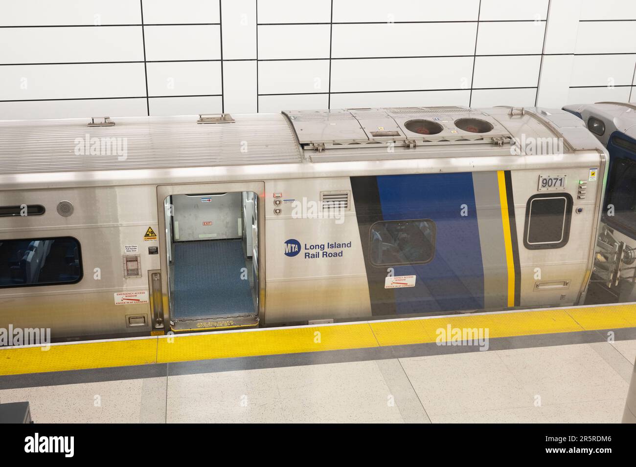 June 4, 2023, New York, New York, United States: Commuters board a ...