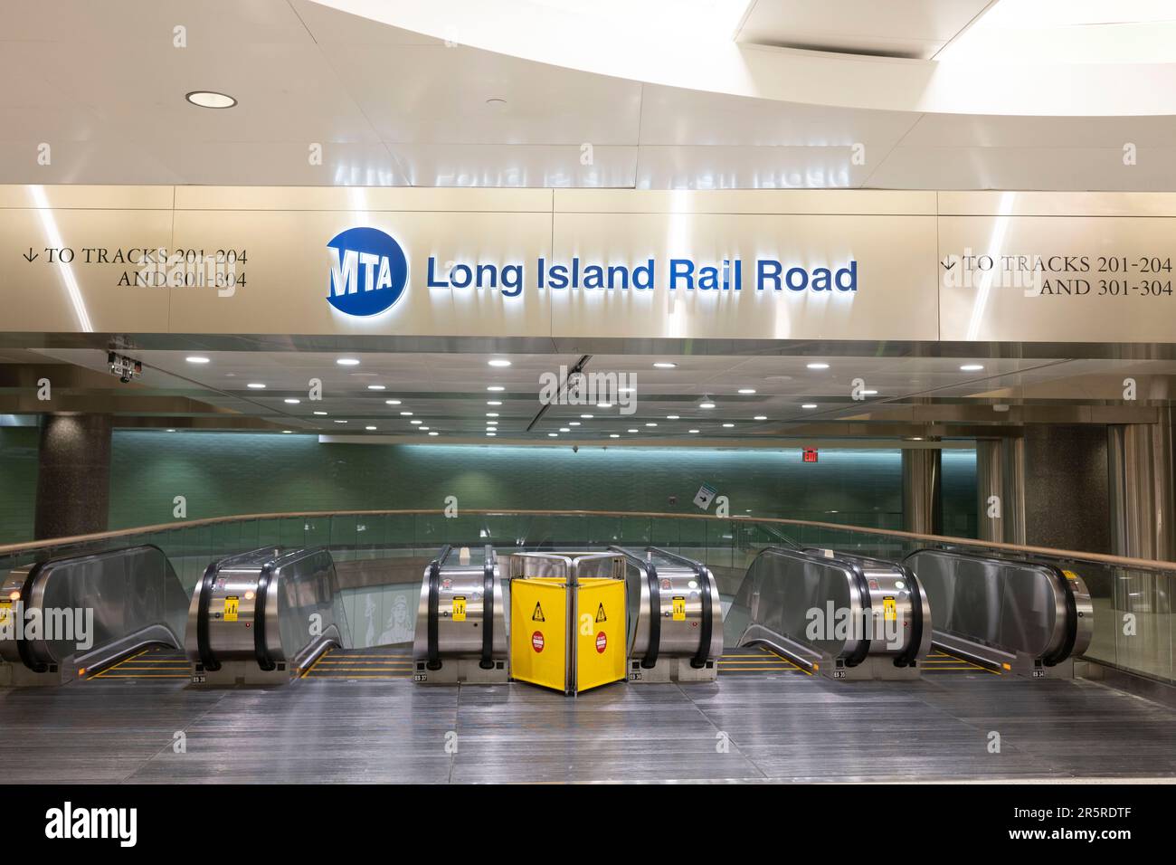 June 4, 2023, New York, New York, United States: A MTA LIRR sign at the ...