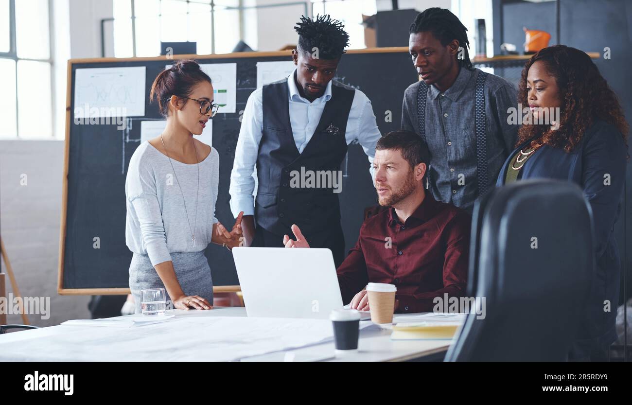 Its important to explain your ideas properly. a group of creative ...