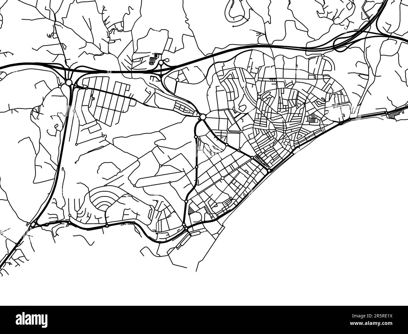 Map of estepona spain hi-res stock photography and images - Alamy