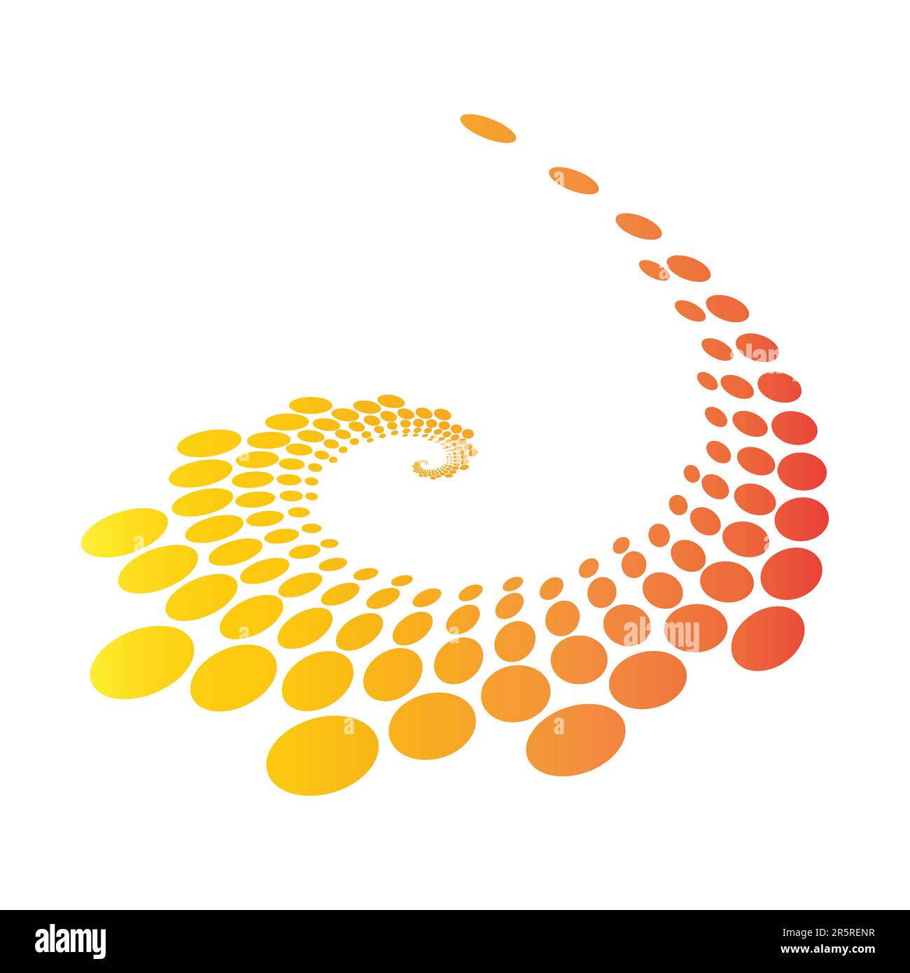 Twirl dotted line hi-res stock photography and images - Alamy