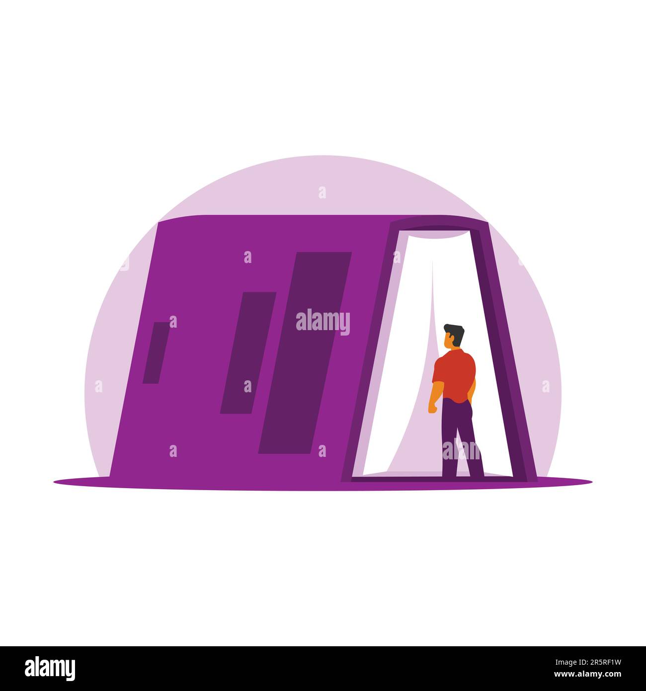 Key in house door hand Stock Vector Images - Alamy