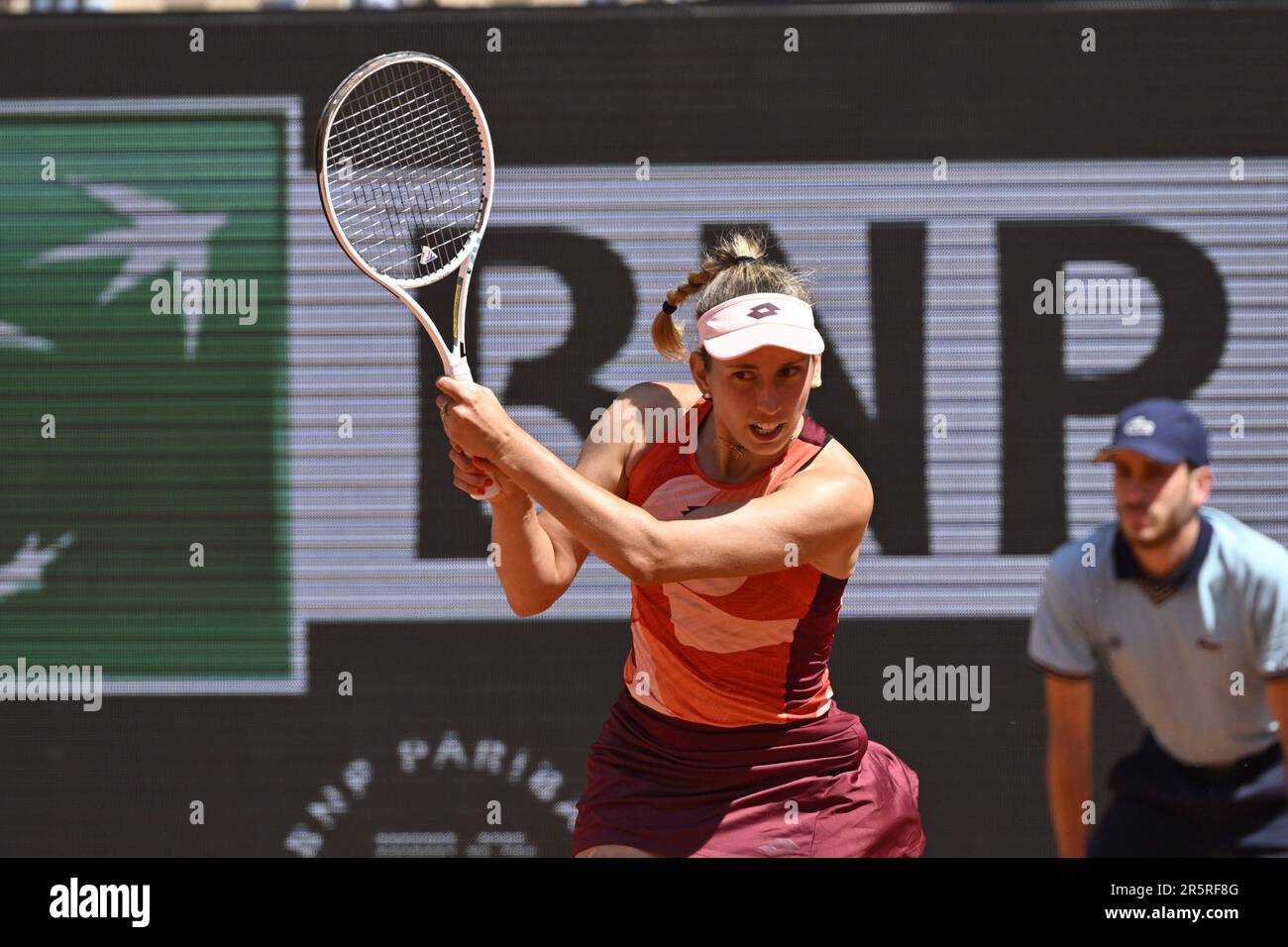 4th June 2023: Roland Garros, Paris, France; The French Open tennis championships; Elise Mertens ...