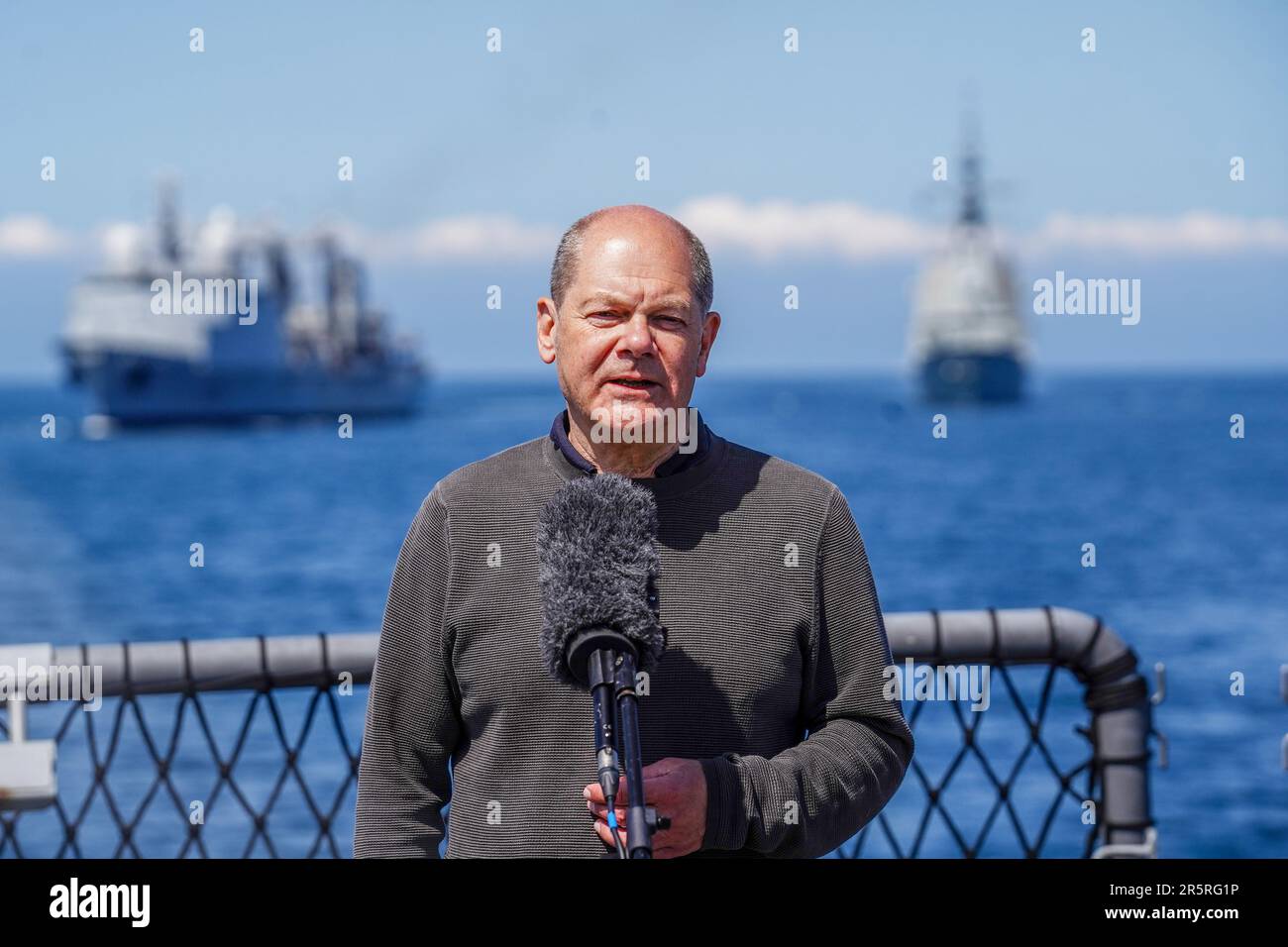Mecklenburg, Germany. 05 June 2023, German Chancellor Olaf Scholz (SPD ...