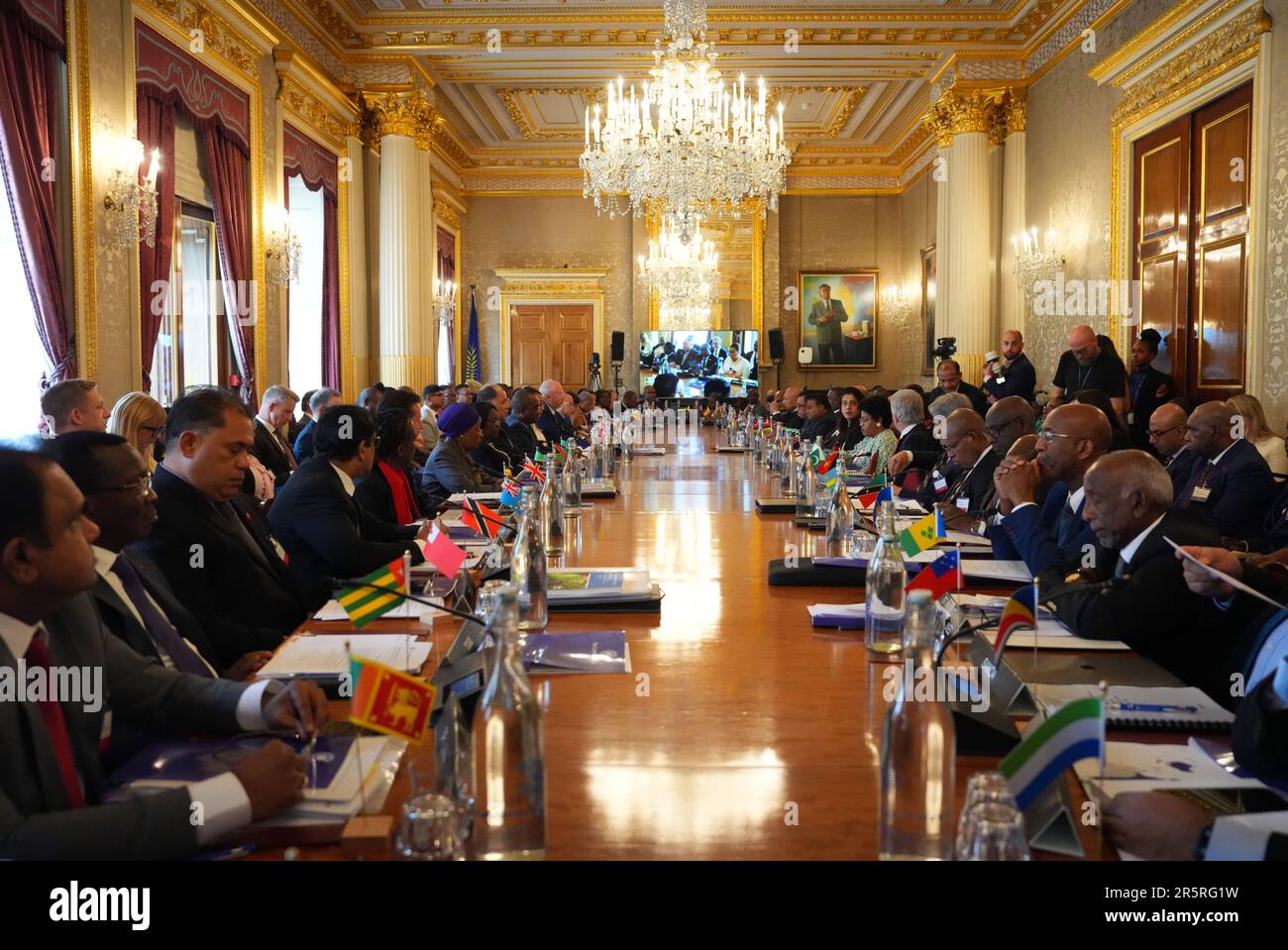 Ministers attend the Commonwealth Trade Ministers meeting at ...