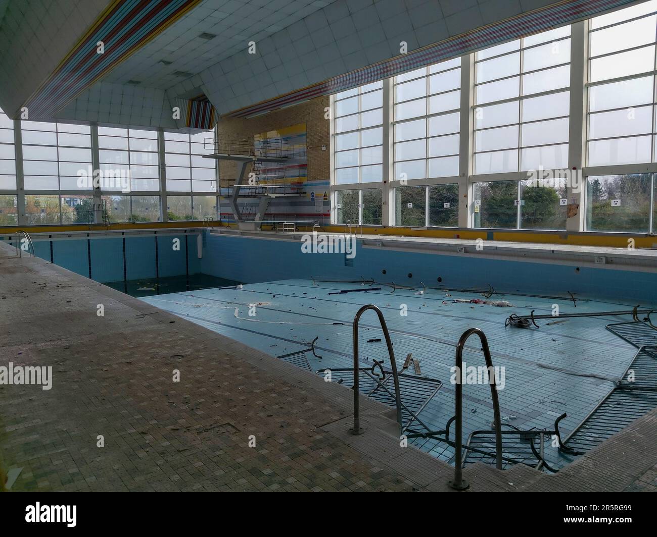 The empty pool. PORTADOWN, NORTHERN IRELAND: THIS ABANDONED leisure centre was due to be ...
