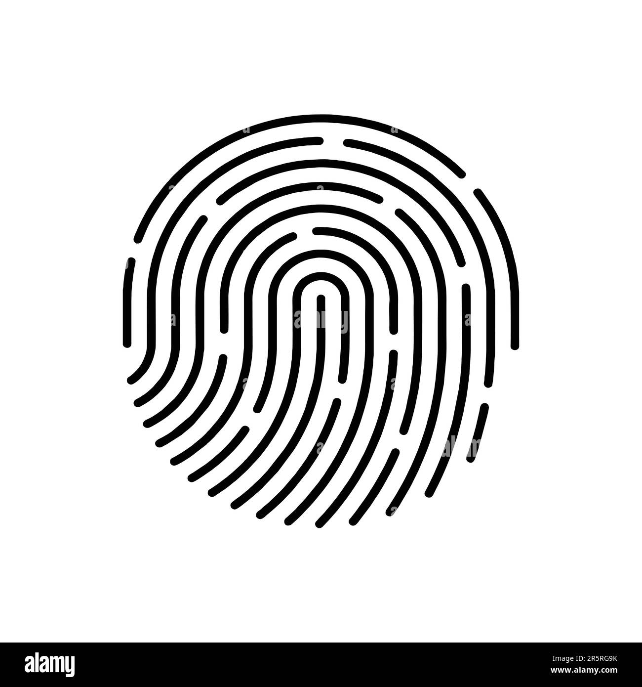 Fingerprint icon. Identification. Vector illustration Stock Vector ... Fingerprint icon. Identification. Vector illustration Stock Vector ...