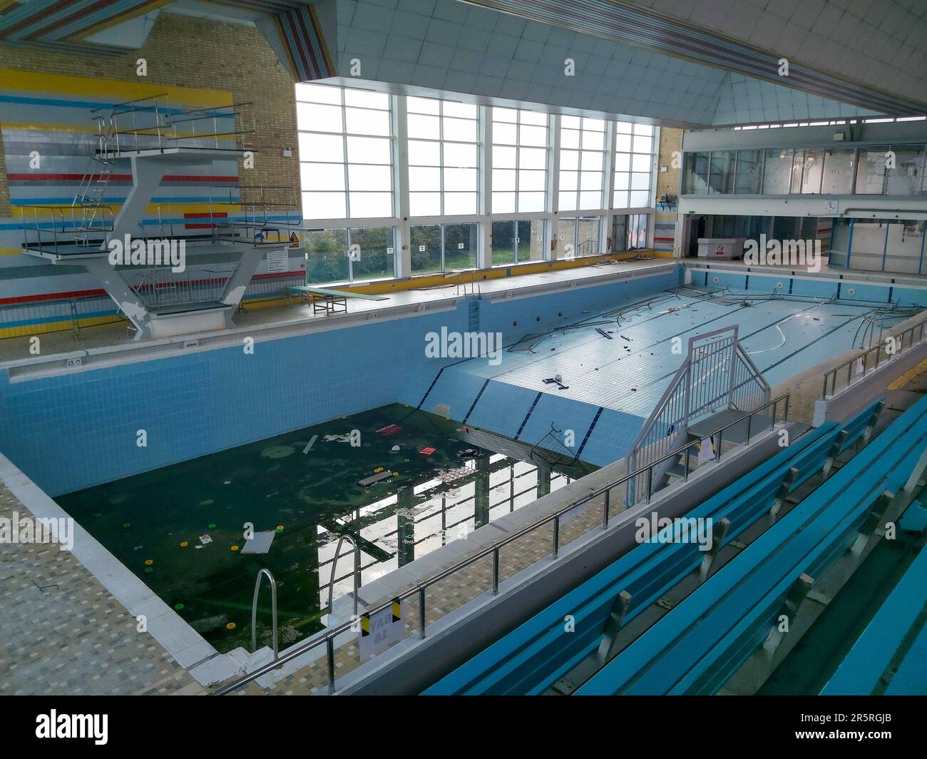 A full view of the large pool. PORTADOWN, NORTHERN IRELAND: THIS ...