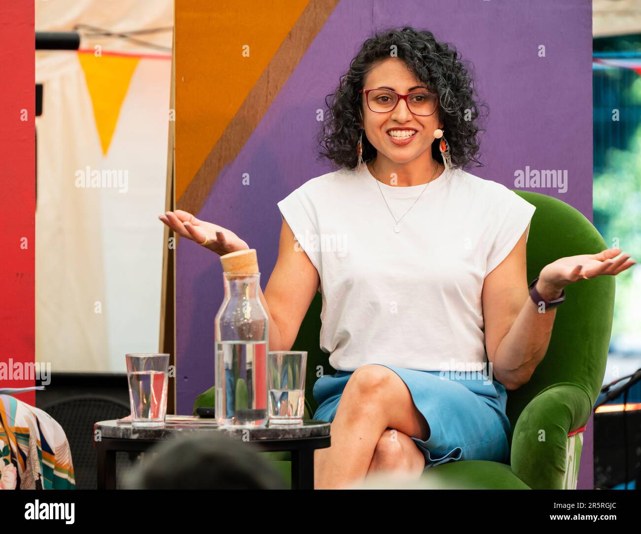 Author Rupal Patel at Fringe-by-the-Sea, North Berwick, East Lothian ...