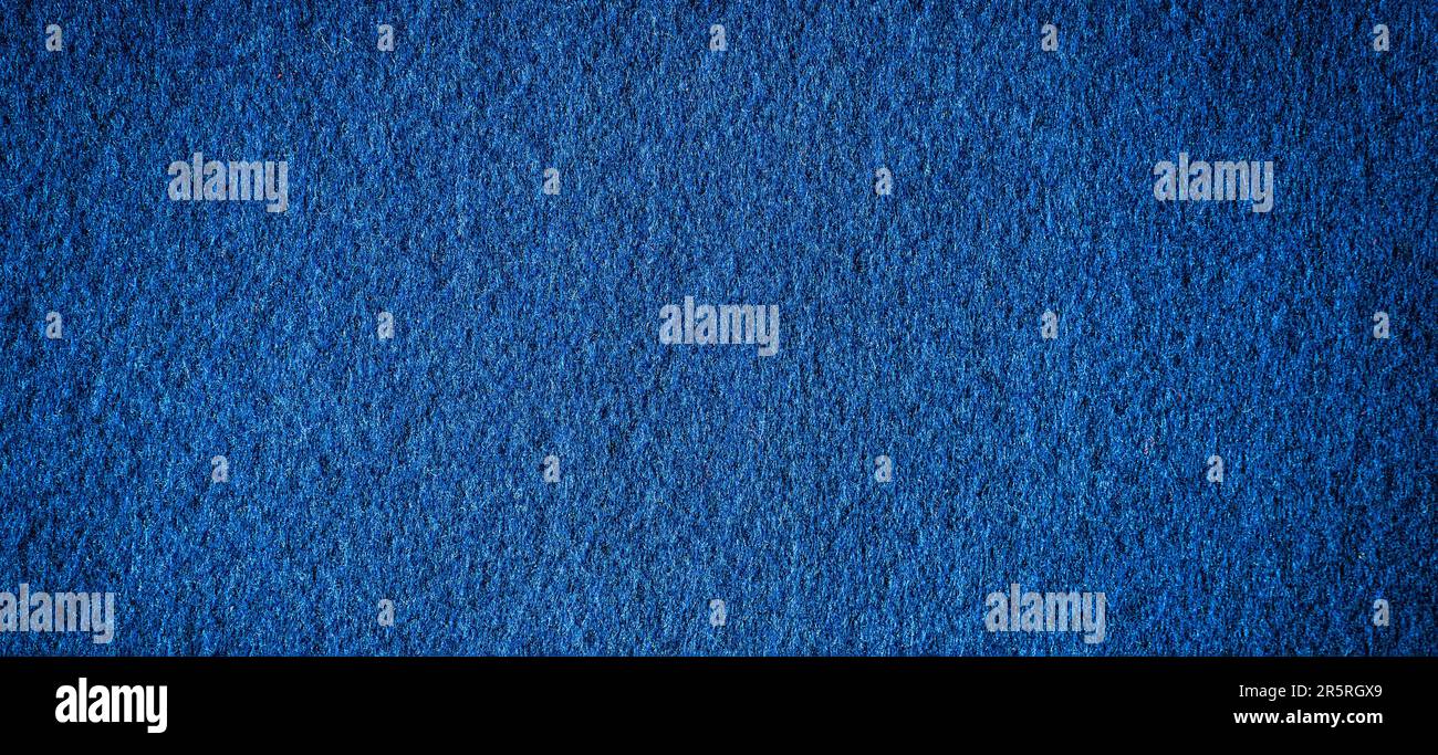 Abstract navy blue color blank felt textile fabric texture background ...