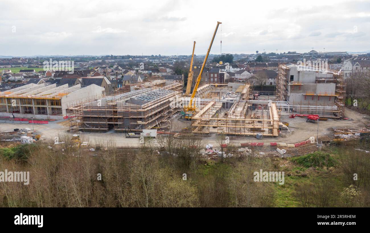 Limerick, Clare St., Ireland 05,March,2023 view of the new urban ...