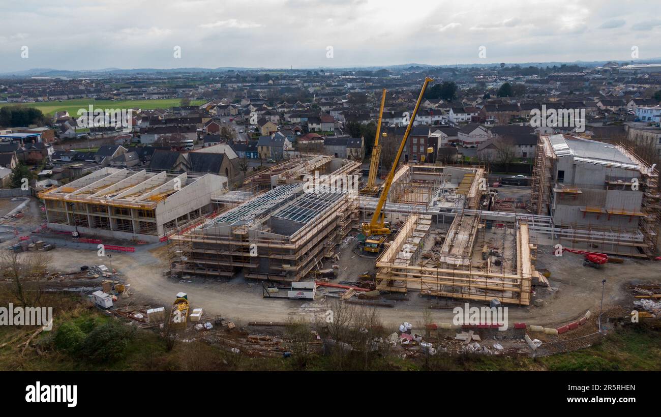 Limerick, Clare St., Ireland 05,March,2023 view of the new urban ...