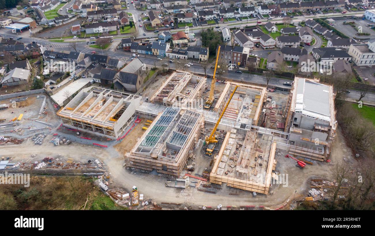 Limerick, Clare St., Ireland 05,March,2023 view of the new urban ...