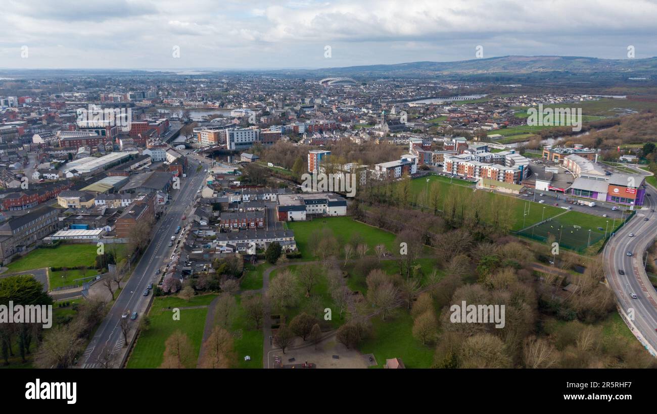 Limerick, Clare St., Ireland 05,March,2023 view of the new urban ...