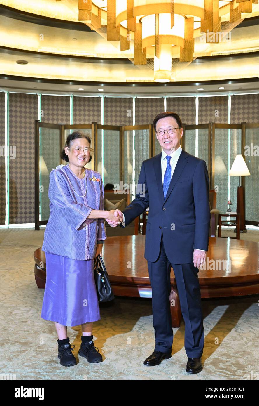 Beijing, China. 5th June, 2023. Chinese Vice President Han Zheng meets ...