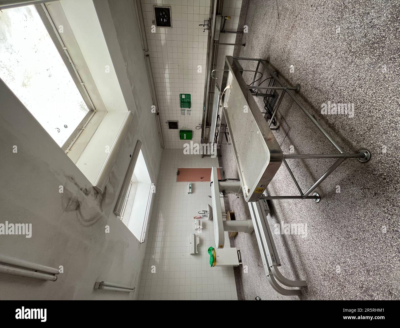 Autopsy tables left abandoned. BELFAST, NORTHERN IRELAND: THIS HAUNTED ...