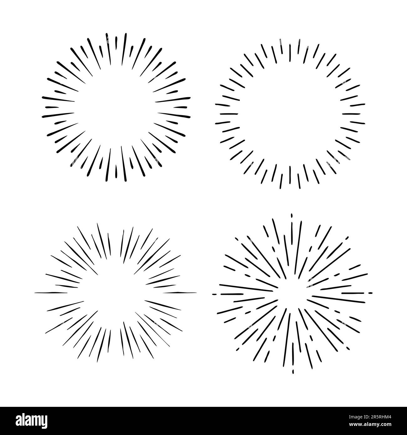 Sunburst set. Sunburst icon collection vector.Retro sunburst design.Big ...