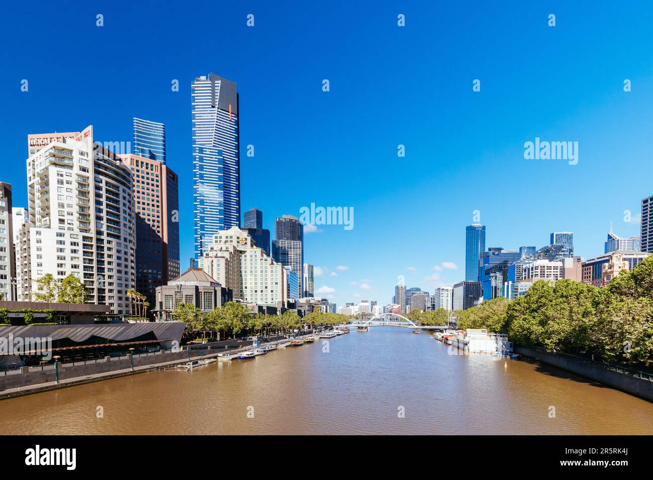 Yarra River Views of Melbourne in Australia Stock Photo - Alamy