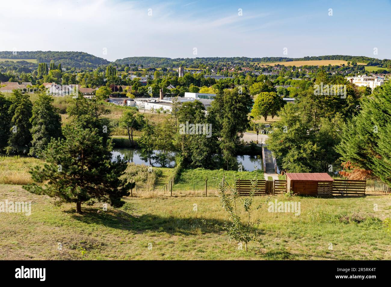 France, Eure, Risle Valley, Pont-Audemer, labeled the Most Beautiful ...