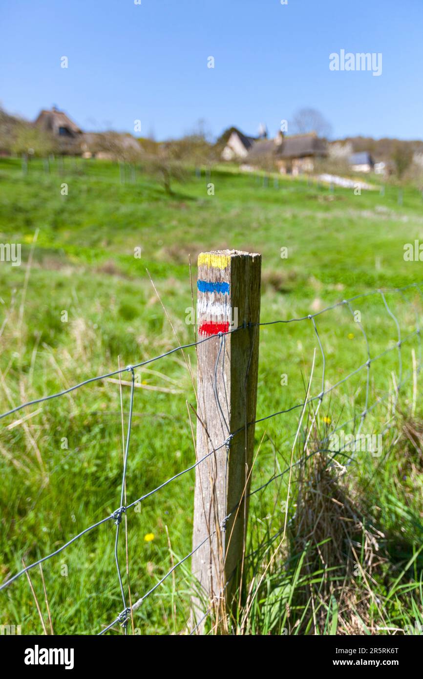 France, Eure, Saint-Sulpice-de-Grimbouville, Risle valley, Route des ...