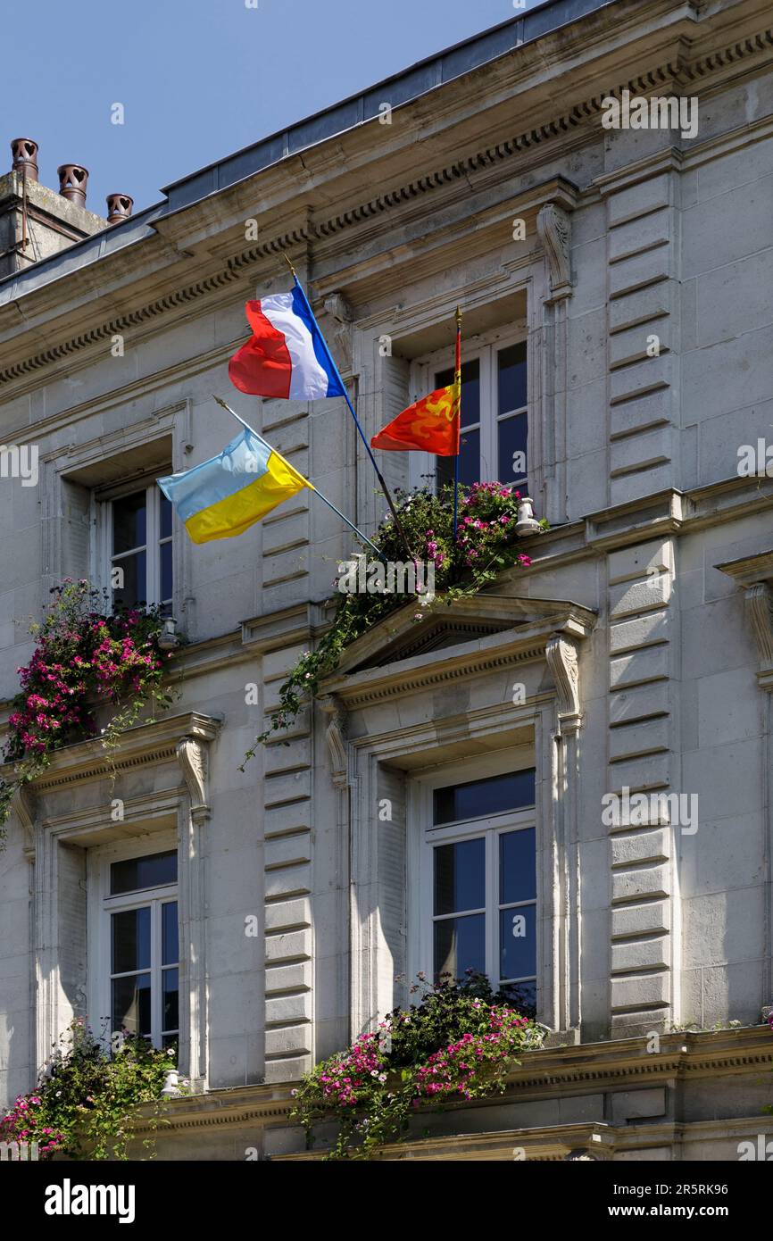 France, Eure, Risle Valley, Pont-Audemer, labeled the Most Beautiful ...