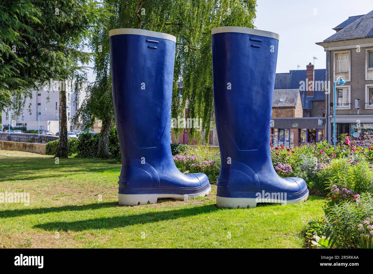 France, Eure, Risle Valley, Pont-Audemer, labeled the Most Beautiful ...