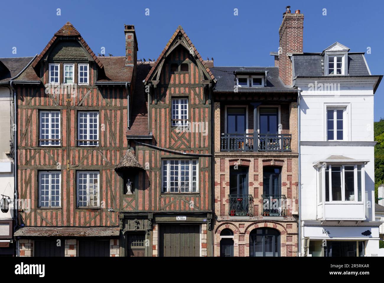 France, Eure, Risle Valley, Pont-Audemer, labeled the Most Beautiful ...