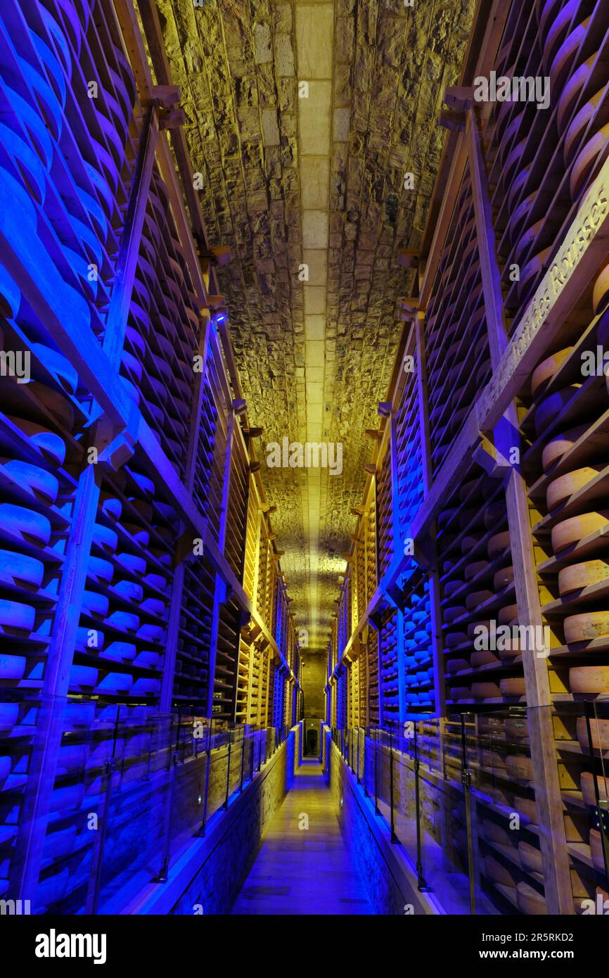 France, Jura, Les Rousses, fort des Rousses, cheese factory Juraflore ...