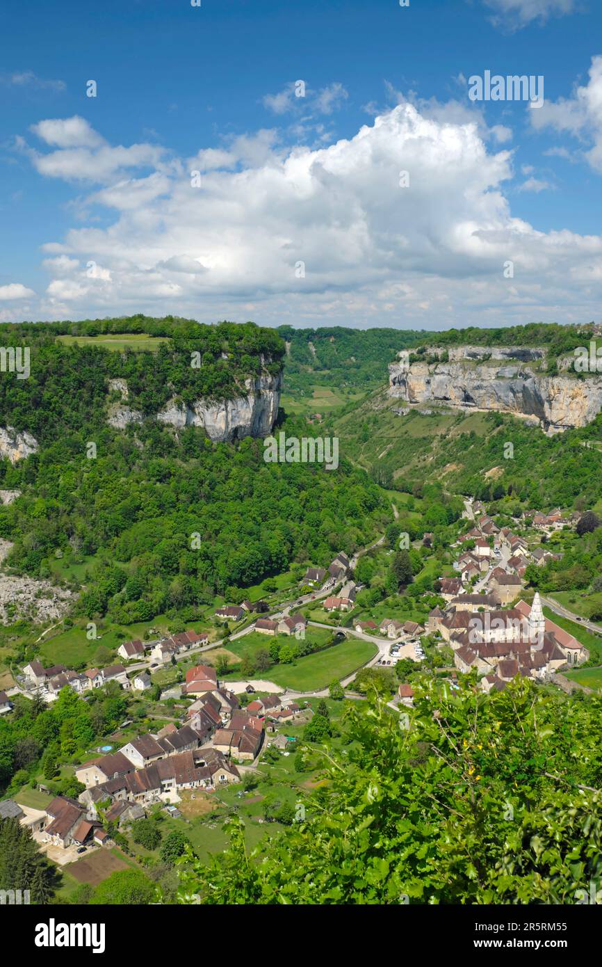 France, Jura, Baume les Messieurs, labelled Les Plus Beaux Villages de ...