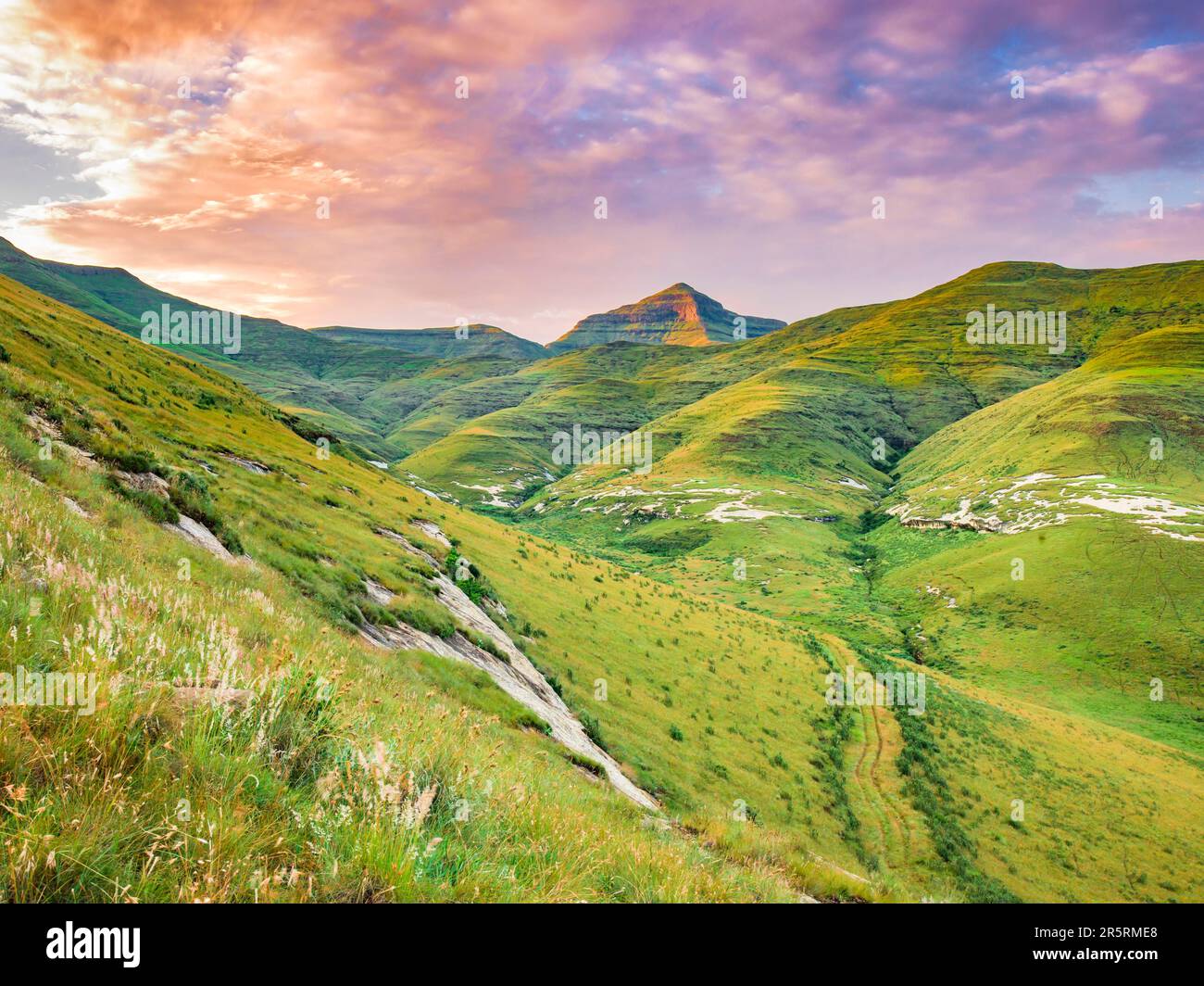 South Africa, Free State, Maloti-Drakensberg Park (UNESCO World ...