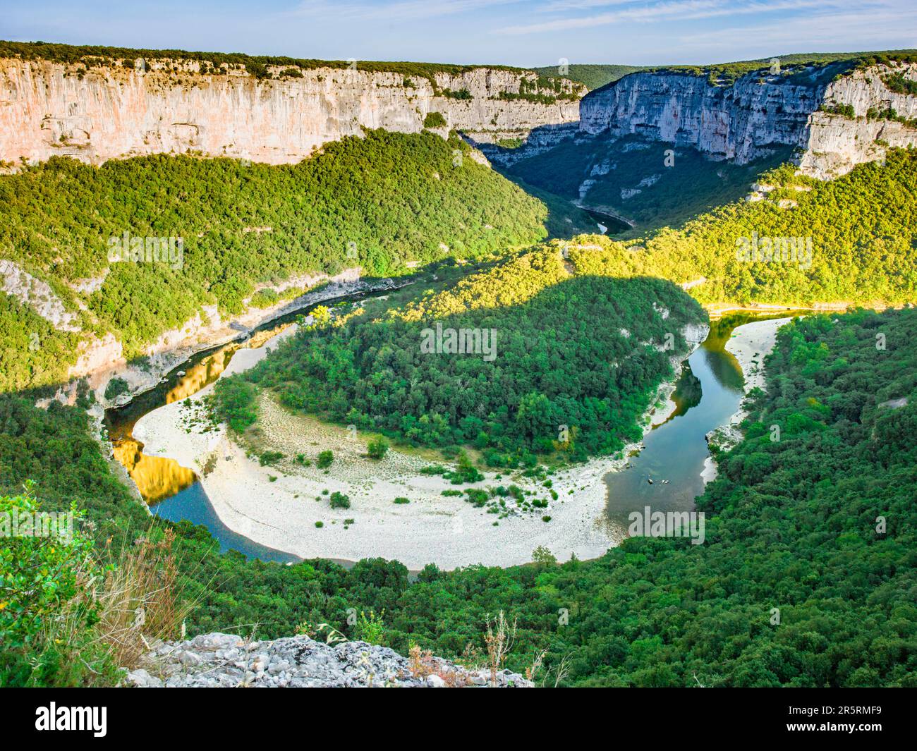 France, Ardeche, Ardeche River Canyon National Natural Reserve ...