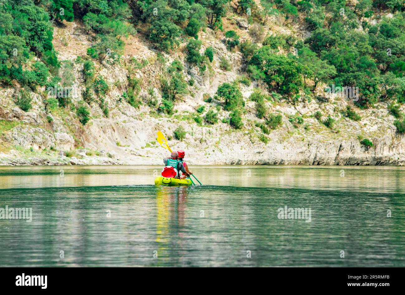 France, Ardeche, Ardeche River Canyon National Natural Reserve, Ardeche ...