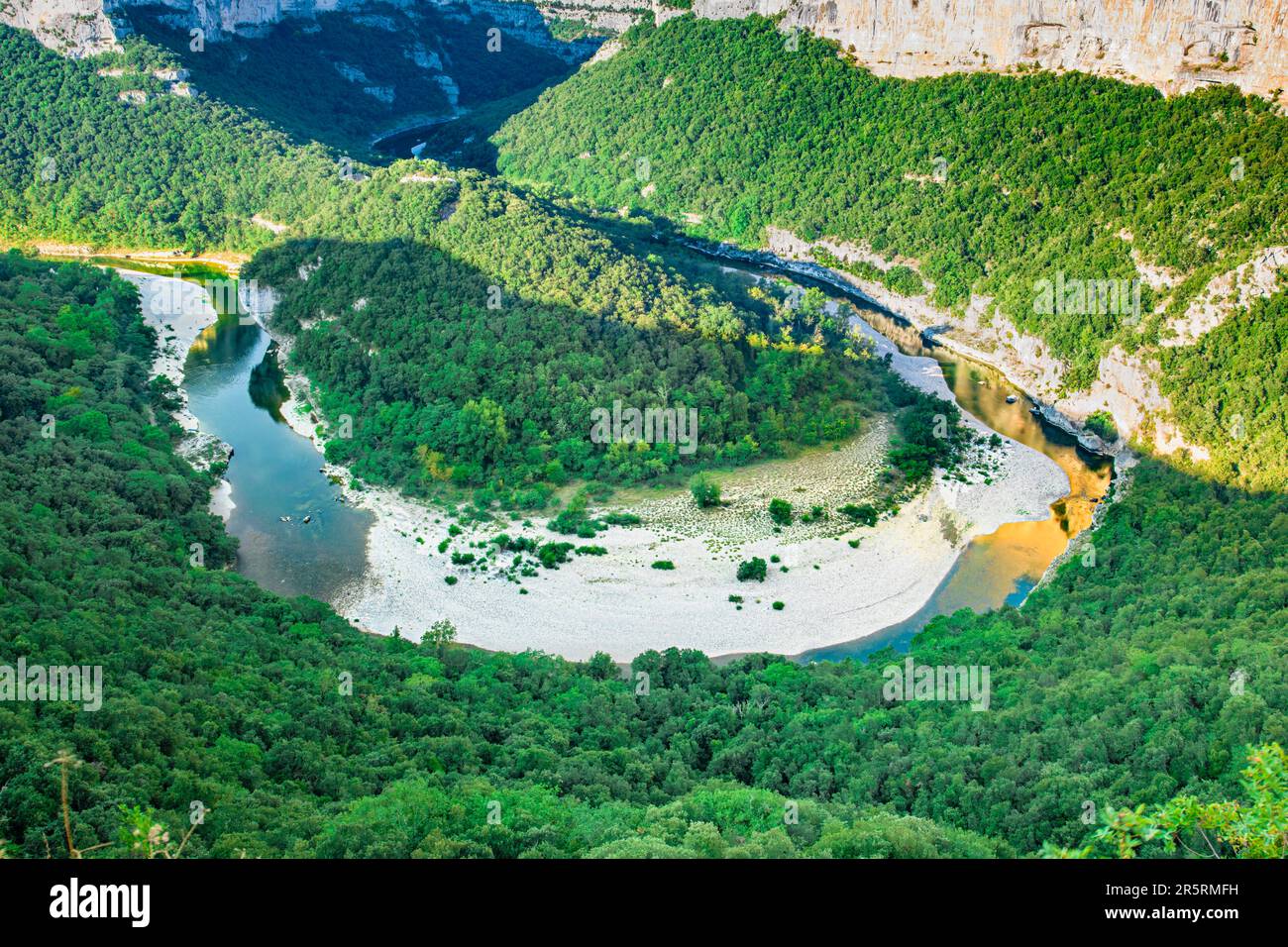 France, Ardeche, Ardeche River Canyon National Natural Reserve ...