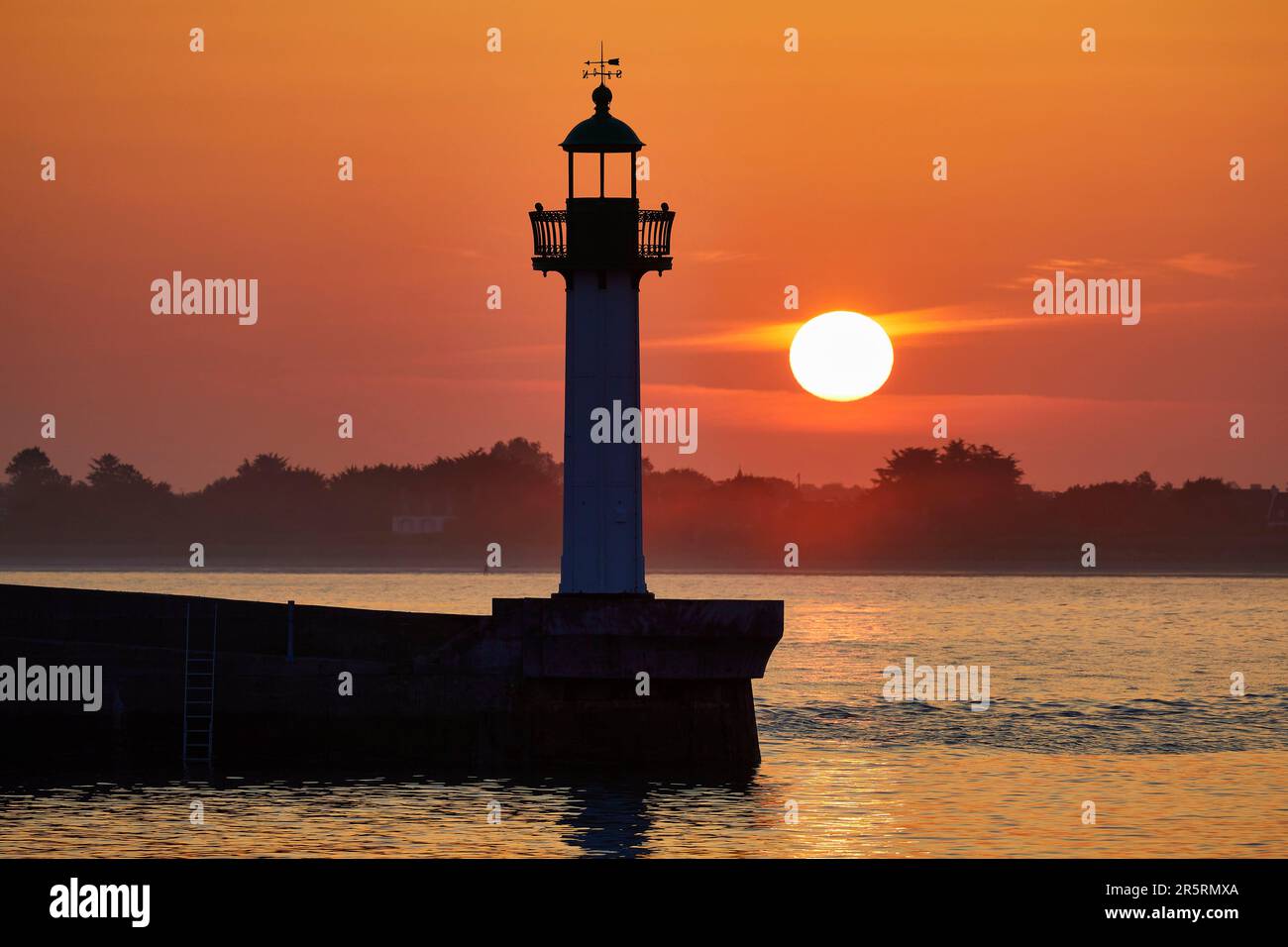France, Finistere, Sibiril, port of Mogueriec, the restored Gustave ...