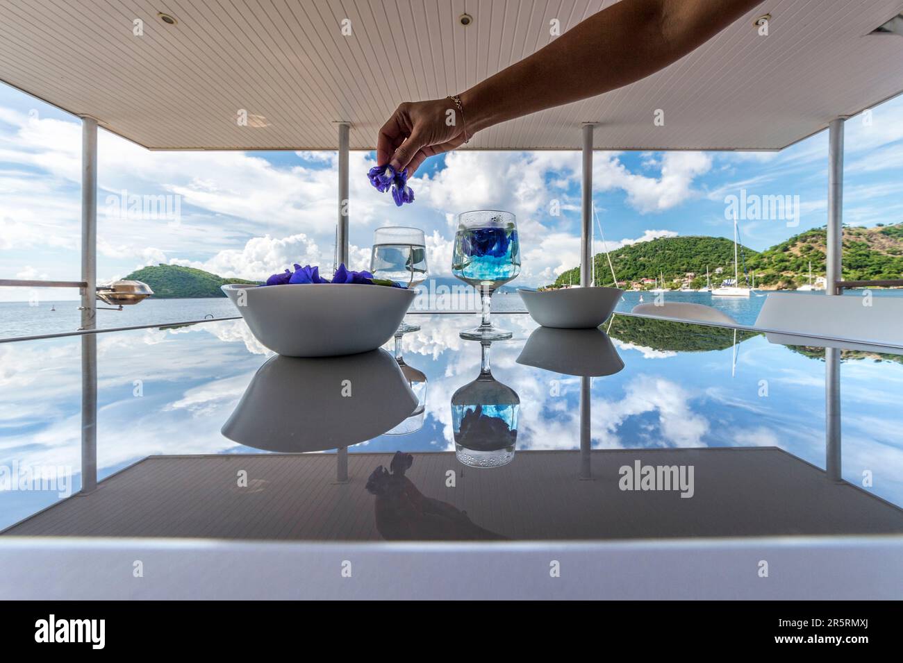 France, Caribbean, Lesser Antilles, Guadeloupe, Les Saintes, Aqualodge ...