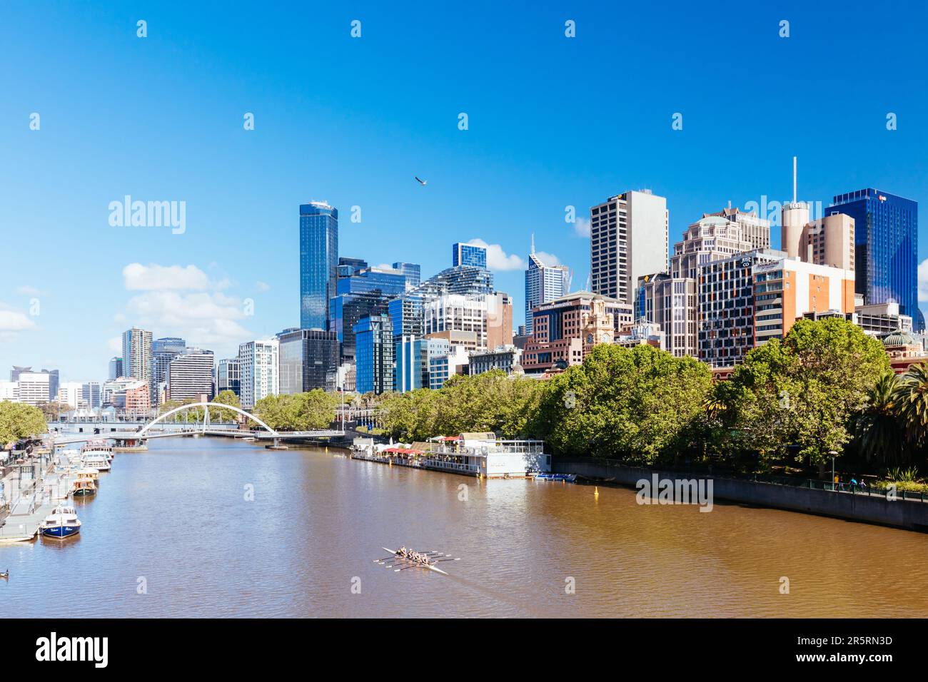 Yarra River Views of Melbourne in Australia Stock Photo - Alamy