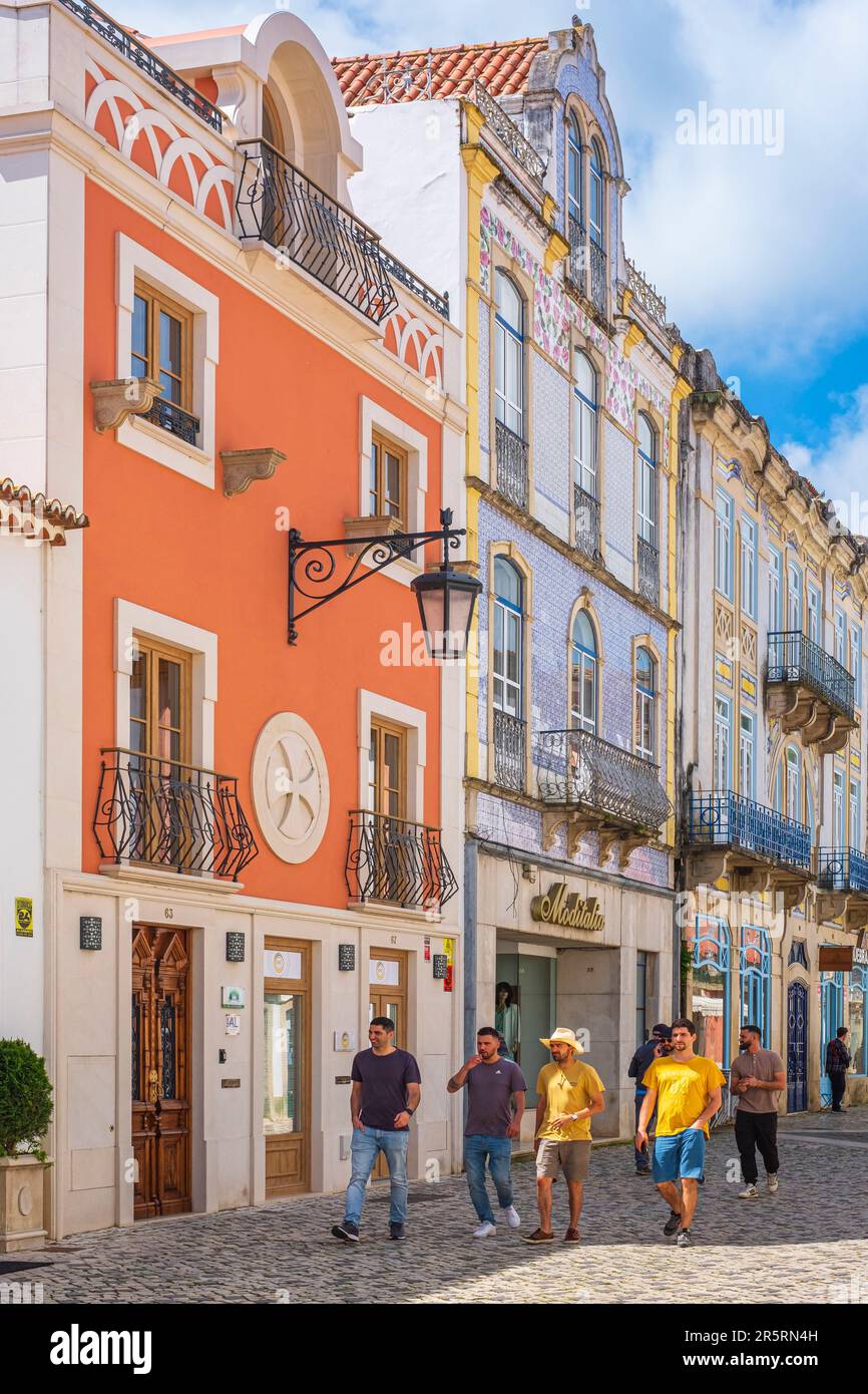 Portugal, Tomar, former seat of the Order of the Knights Templar, Serpa ...