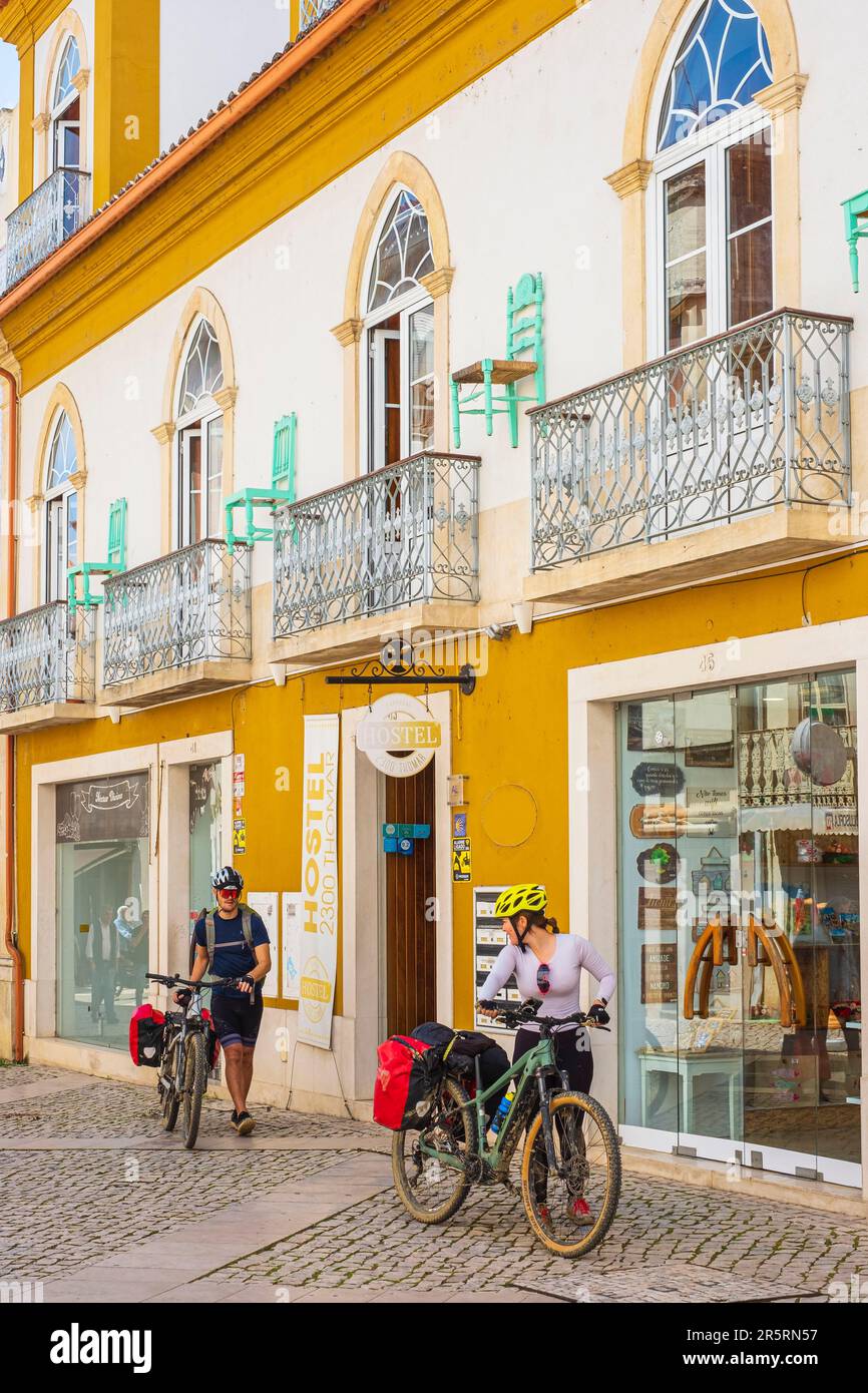 Portugal, Tomar, former seat of the Order of the Knights Templar, Serpa ...