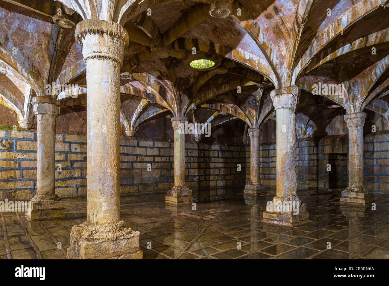 Portugal, Tomar, former seat of the Order of the Knights Templar, the ...