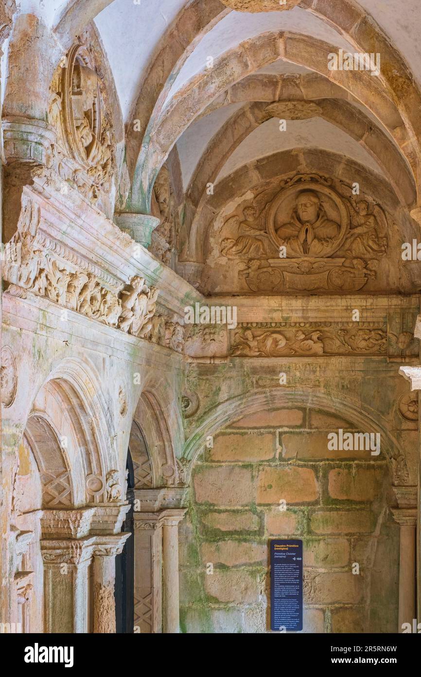 Portugal, Tomar, former seat of the Order of the Knights Templar, the ...
