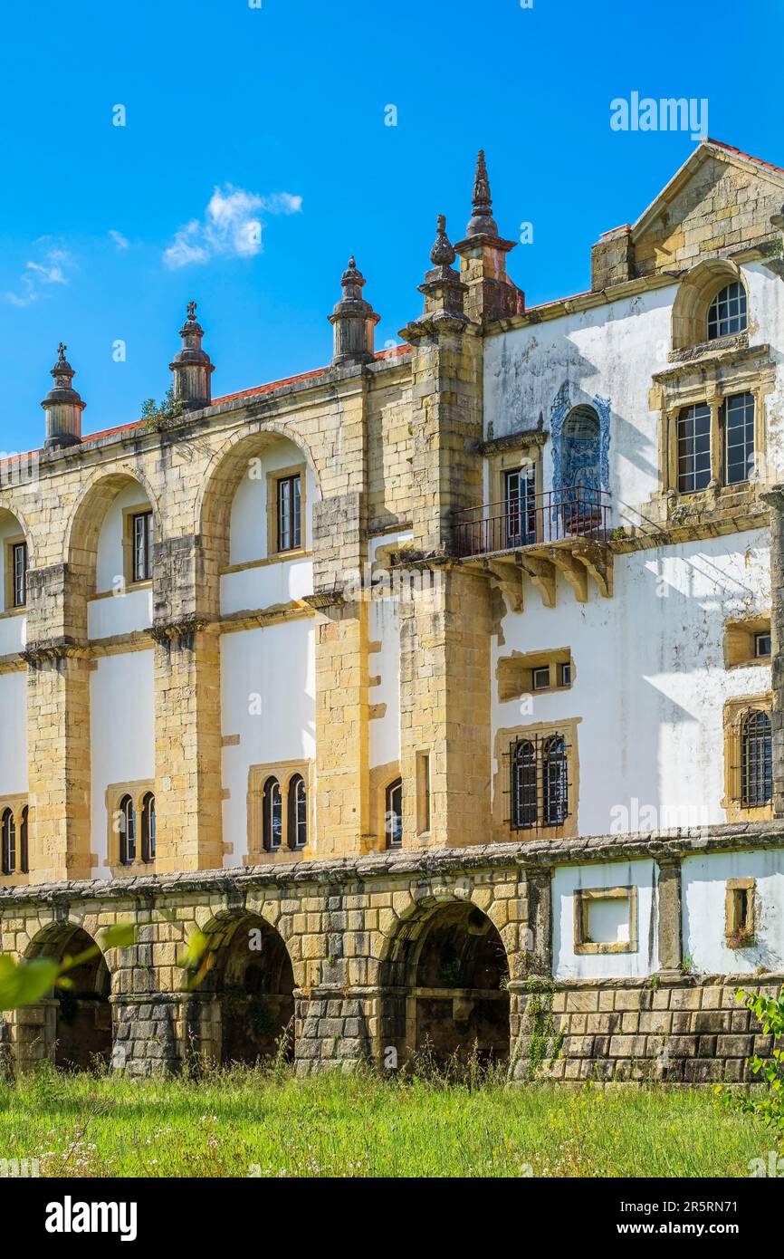 Portugal, Tomar, former seat of the Order of the Knights Templar, the ...